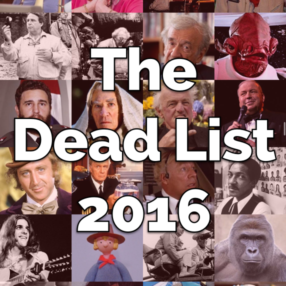 The Dead List 2016